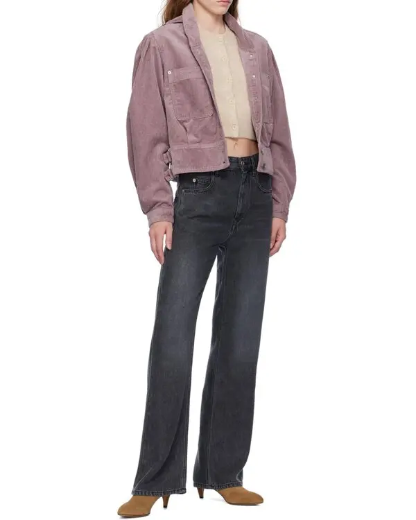 Isabel Marant Étoile Belvira Bootcut Jeans - Black