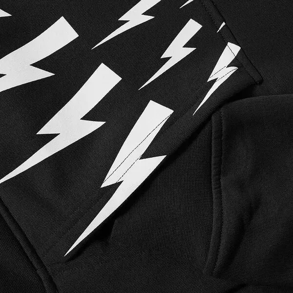 Neil Barrett Thunderbolt Printed Crewneck Sweatshirt