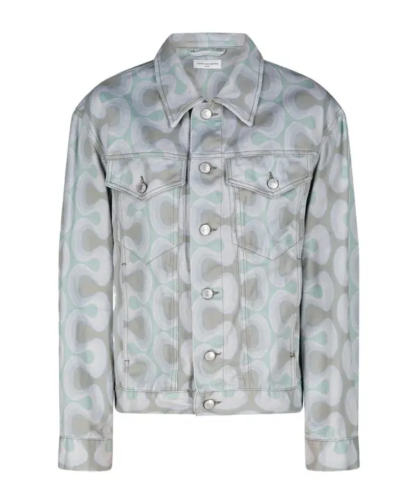 Dries Van Noten Printed Long Sleeve Jacket