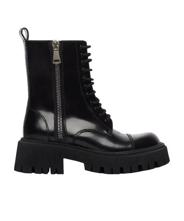 Balenciaga Tractor 20mm Lace-up Boots