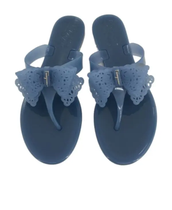 FERRAGAMO Logo Flip Flops