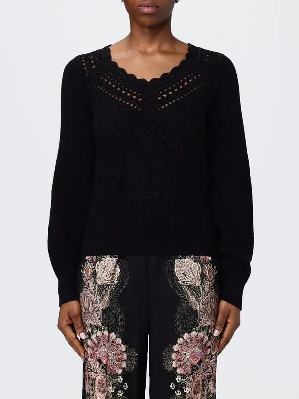 TWINSET Long Sleeve Pullover With V-neck