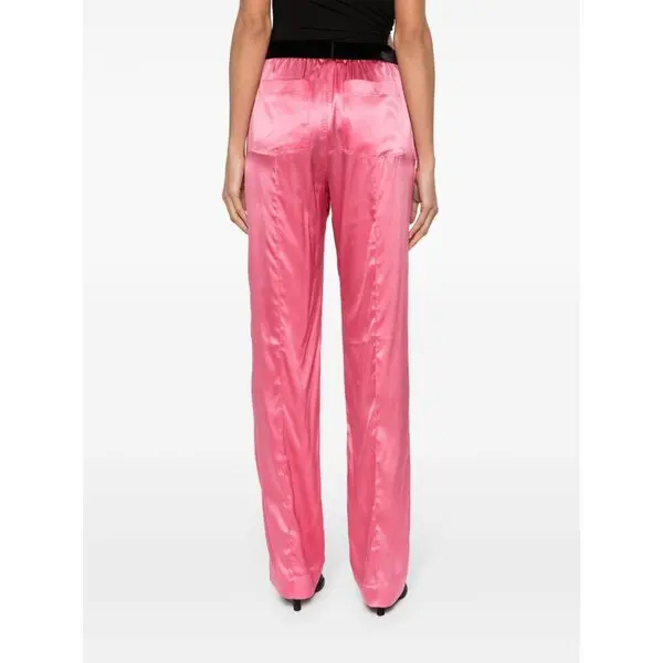 TOM FORD Stretch Satin Pajama Pants - Pink