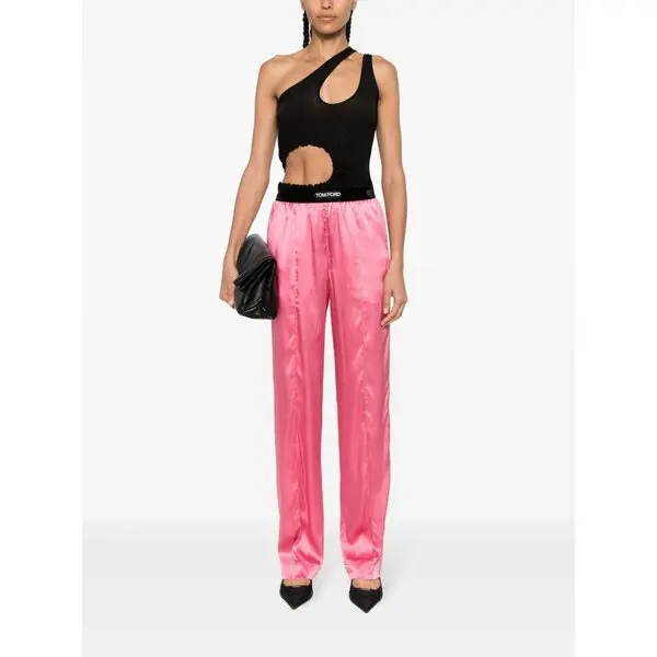 TOM FORD Stretch Satin Pajama Pants - Pink