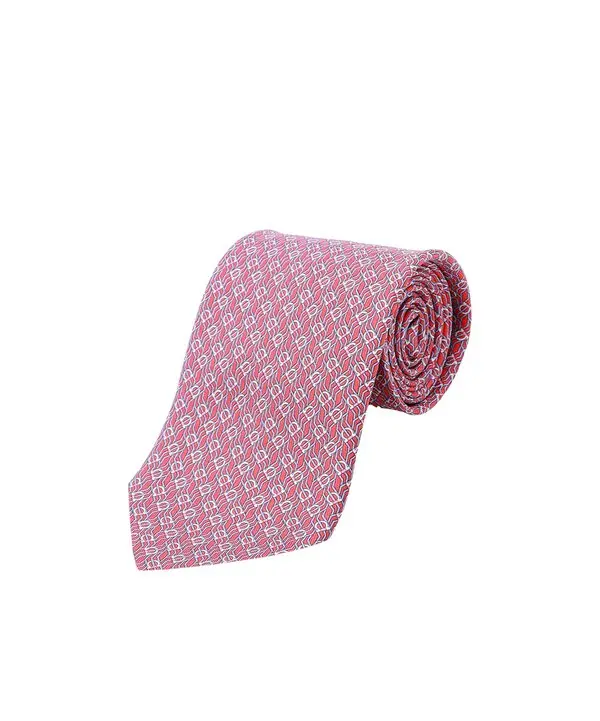 FERRAGAMO Pointed-tip Neck Tie - Pink