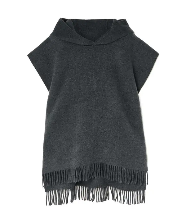 Brunello Cucinelli Hooded Cloak With Tassel Detail