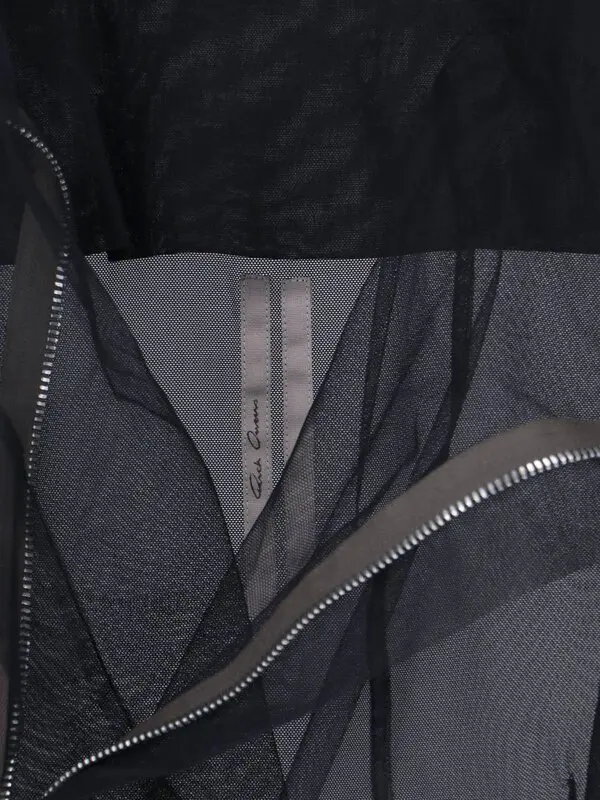 Rick Owens Tulle Zipped Blouse
