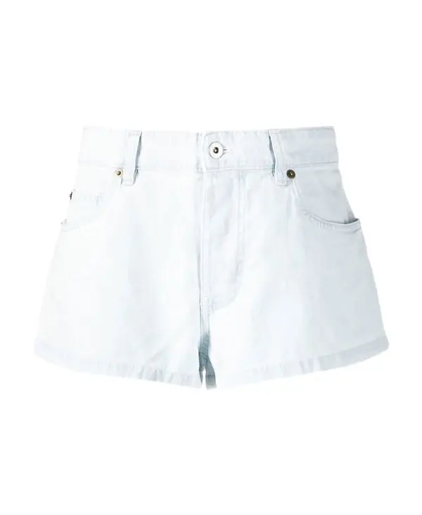Miu Miu Logo Denim Shorts