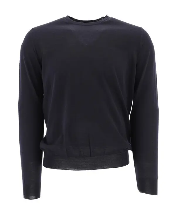 DRUMOHR Crewneck Fine Knit Sweater - Black