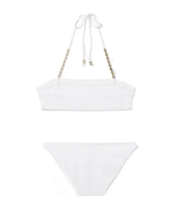 Gucci Sparkling Jersey Bikini - White