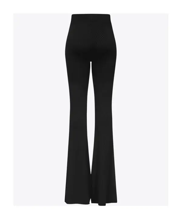 AREA Star-stud High-waist Flared Trousers