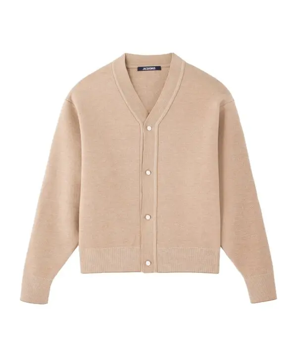 Jacquemus Doppio Button-up Cardigan - Nude