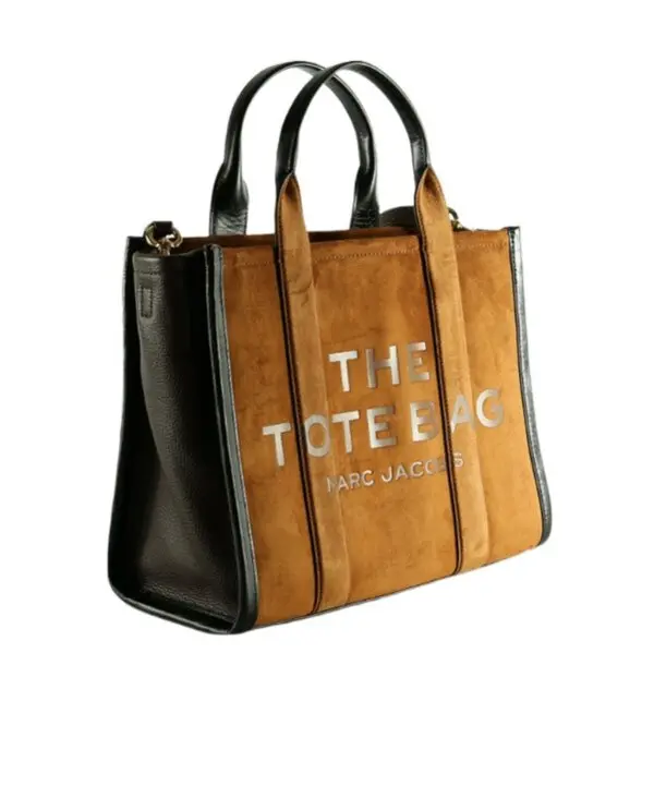 Marc Jacobs The Medium Suede Leather Tote Bag - Copper