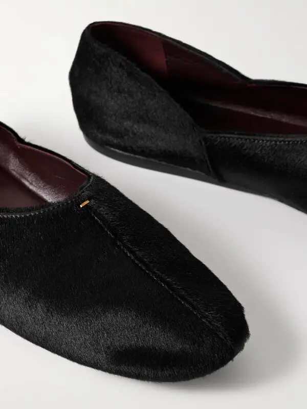 Khaite Jane Pointed Ballet Flat - Black
