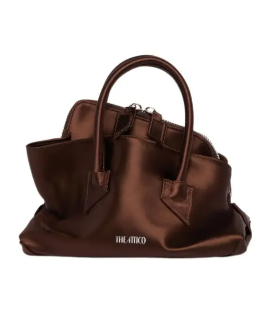 Attico La Passeggiata Mini Top Handle Bag - Brown