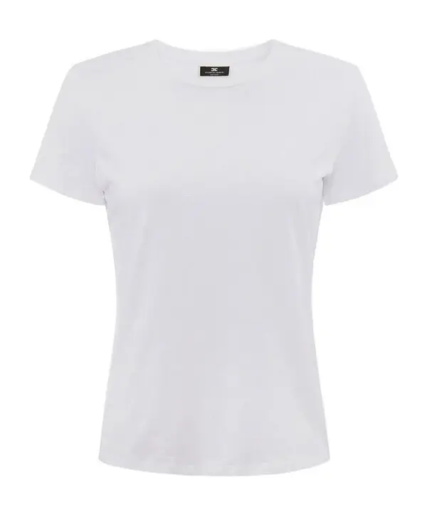 Elisabetta Franchi Logo Embellished Jersey T-shirt