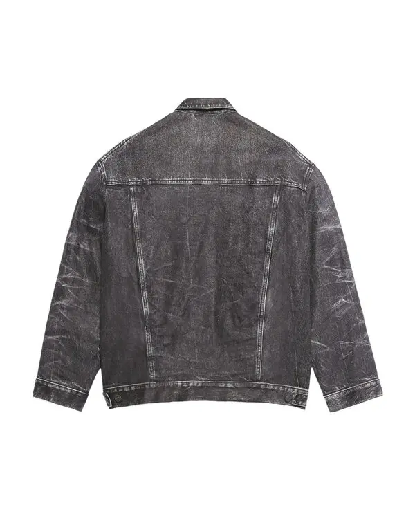 Balenciaga Trompe-l _ Il Denim Jacket