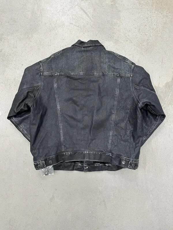 Balenciaga Trompe-l _ Il Denim Jacket
