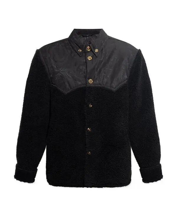 Versace Panelled Button-up Jacket