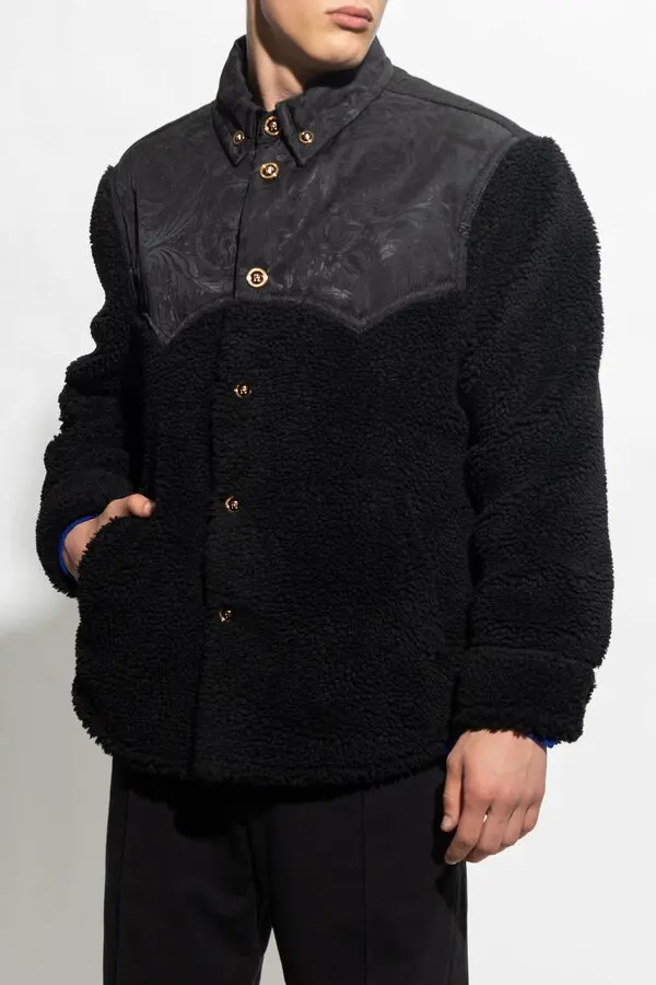 Versace Panelled Button-up Jacket