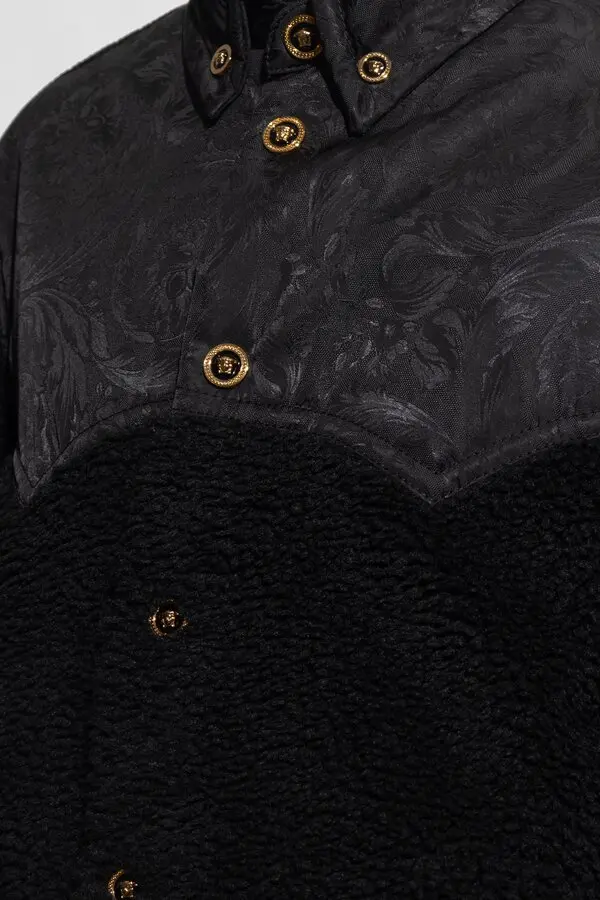 Versace Panelled Button-up Jacket