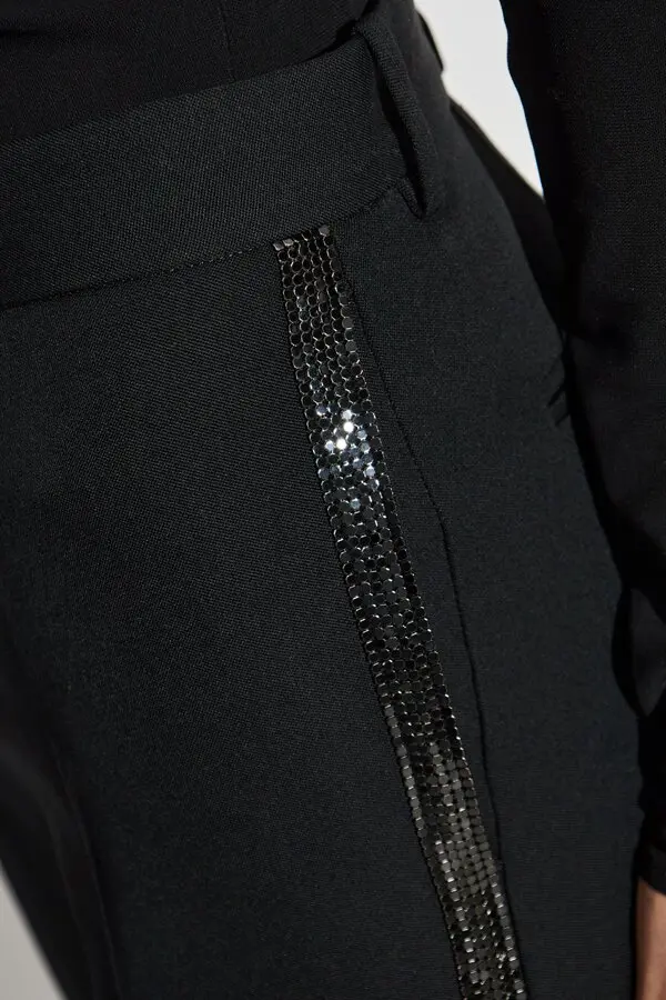 Versace Embellished Tailored Trousers