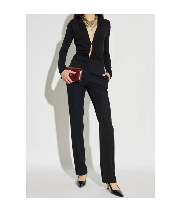 Versace Embellished Tailored Trousers