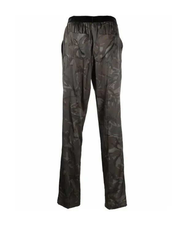 TOM FORD Pajamas Logo Detailed Pajamas Trousers - Black