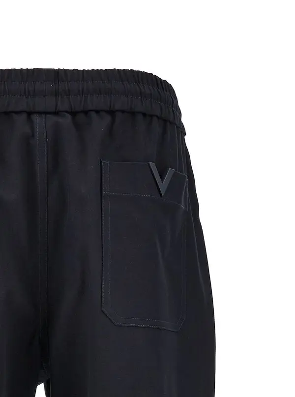 Valentino Garavani High Waist Straight Leg Trousers