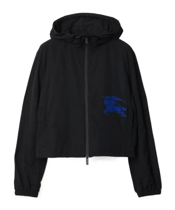 Burberry Cropped Hooded Jacket