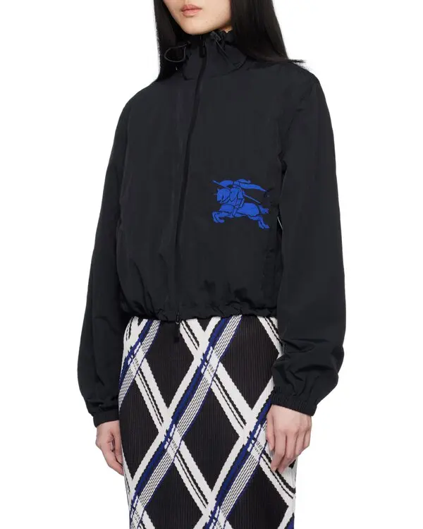 Burberry Cropped Hooded Jacket