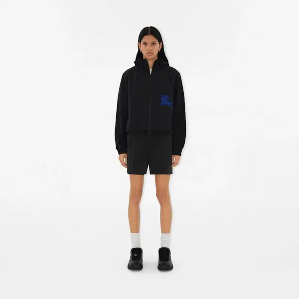 Burberry Cropped Hooded Jacket