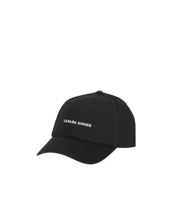 Canada Goose Embroidered Logo Baseball Cap - Black