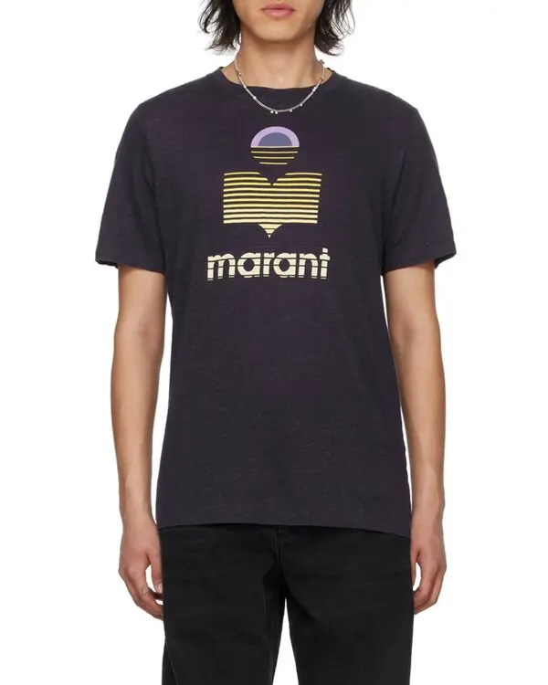 Isabel Marant Étoile Karman Linen T-shirt - Black