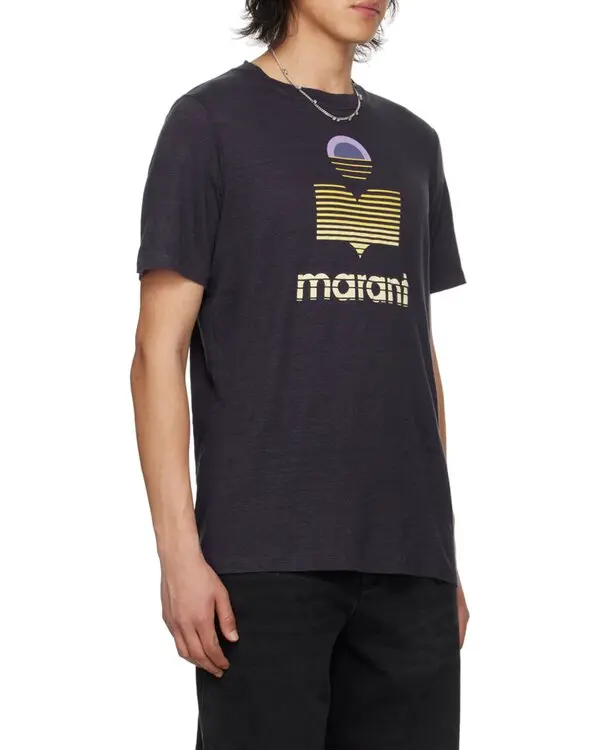 Isabel Marant Étoile Karman Linen T-shirt - Black