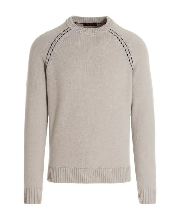 Loro Piana Long Sleeve Cashmere Jumper - Nude