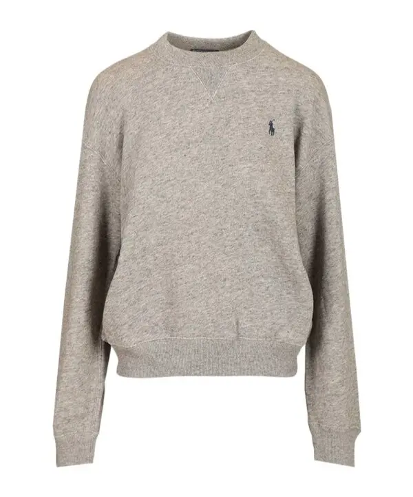 Polo Ralph Lauren Crewneck Sweatshirt With Embroidered Logo - No