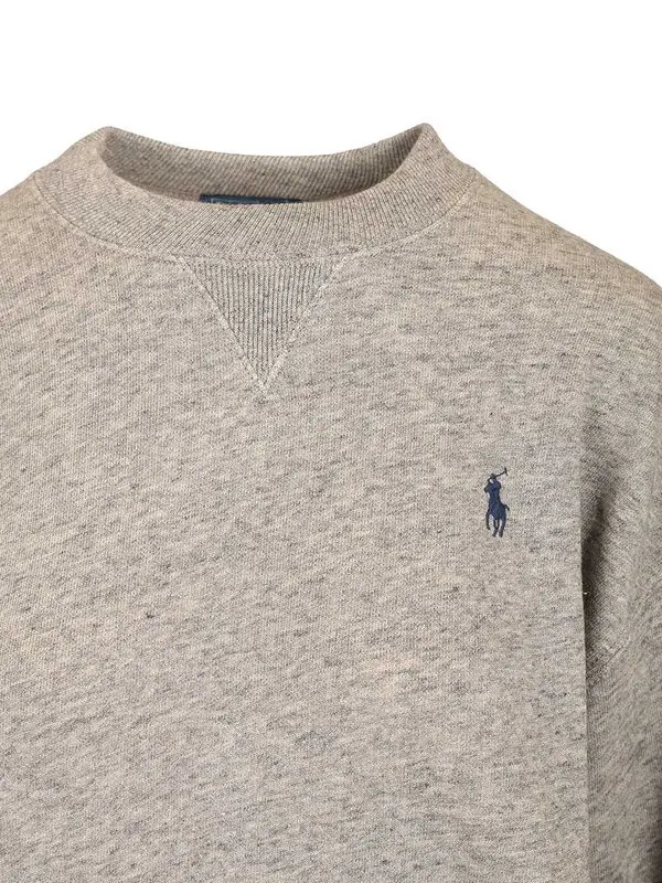 Polo Ralph Lauren Crewneck Sweatshirt With Embroidered Logo - No