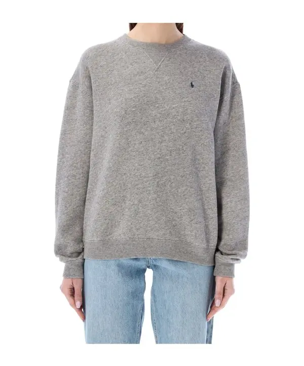 Polo Ralph Lauren Crewneck Sweatshirt With Embroidered Logo - No