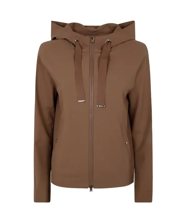 Herno Lightweight Hooded Zip-up Jacket