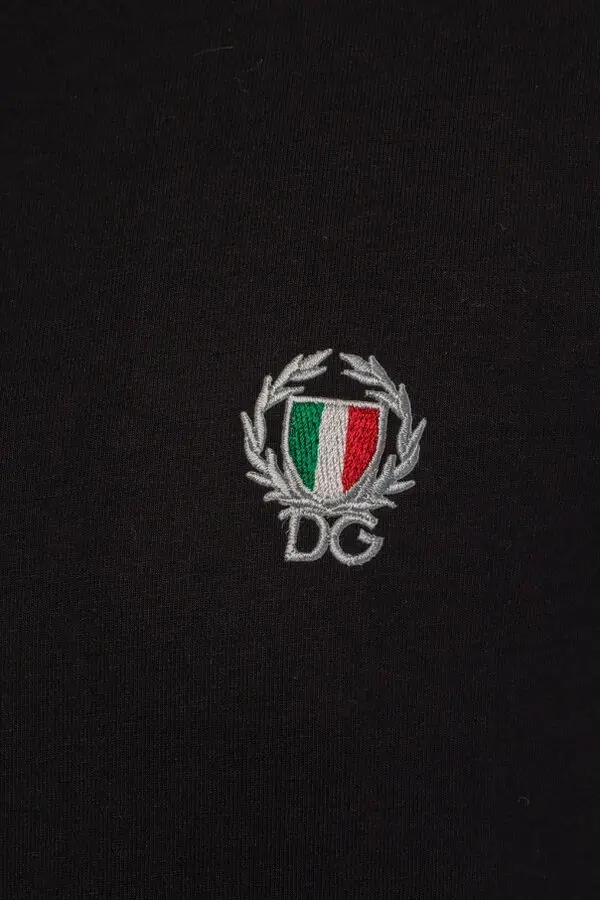 Dolce & Gabbana Dolce Gabbana Logo Patch Crewneck T-shirt