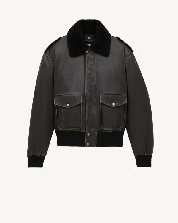 Saint Laurent Zip-up Bomber Jacket