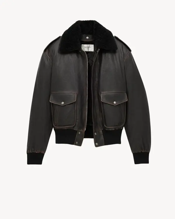 Saint Laurent Zip-up Bomber Jacket
