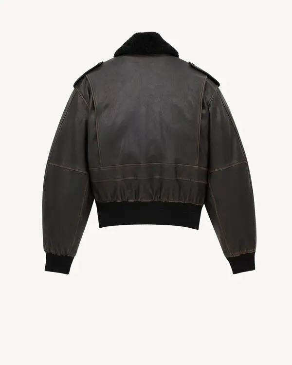 Saint Laurent Zip-up Bomber Jacket