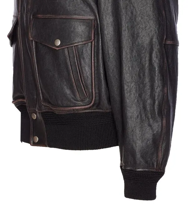 Saint Laurent Zip-up Bomber Jacket