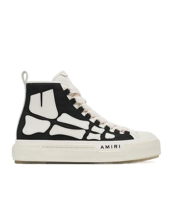 Amiri Skel Court Hi Sneakers - Black