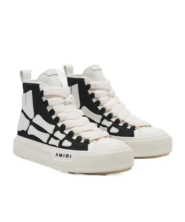 Amiri Skel Court Hi Sneakers - Black