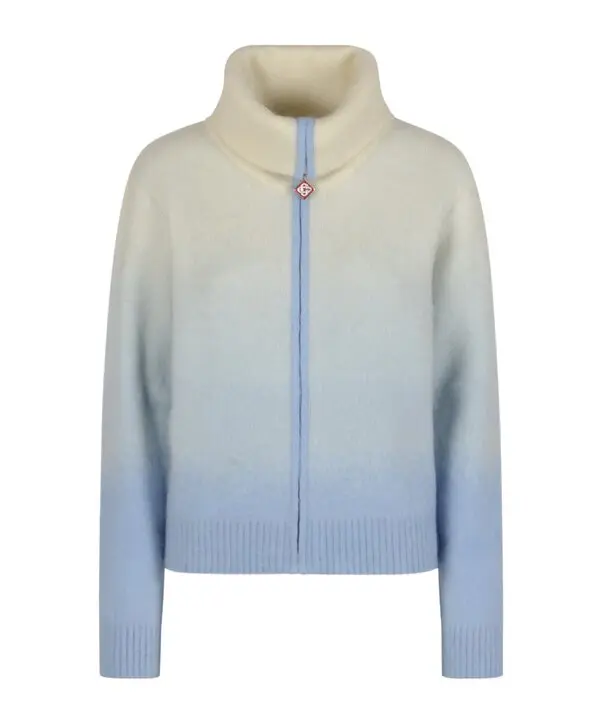 Casablanca Gradient Zip-up Cardigan