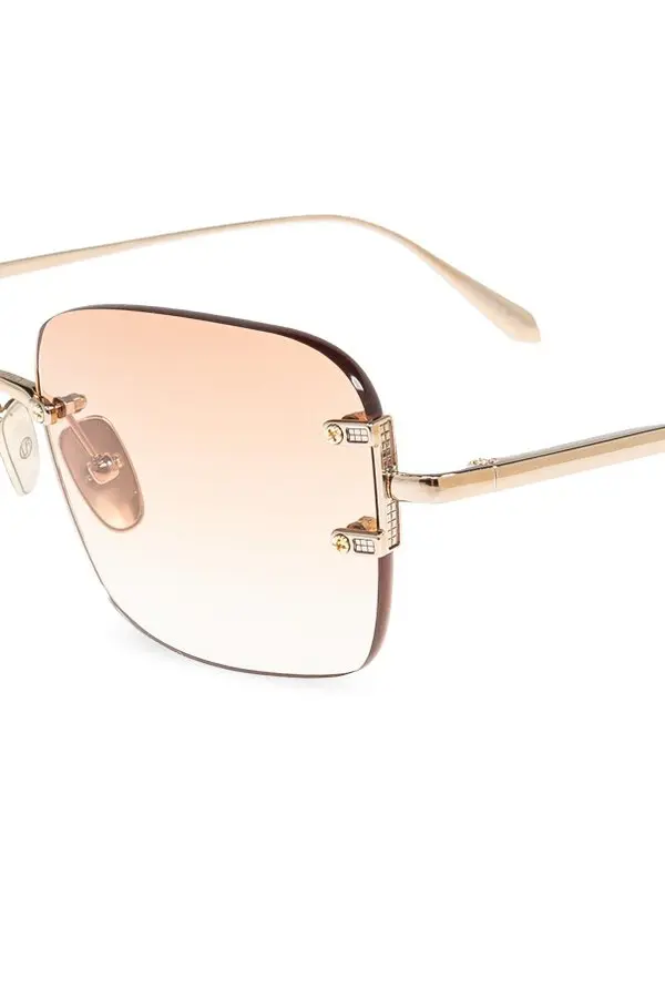 Linda Farrow Sasha Rectangle Sunglasses