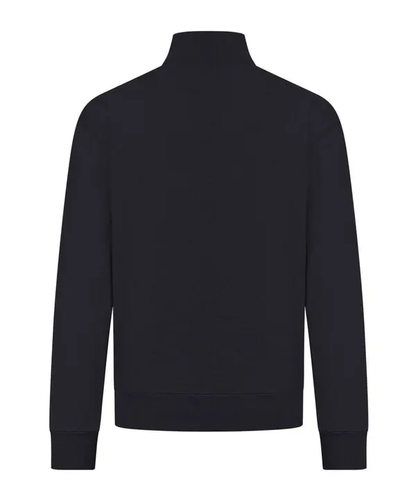 Maison Kitsuné Fox Head Patch Half-zip Sweatshirt